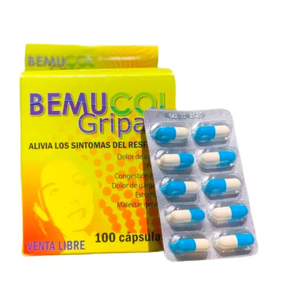 BEMUCOL GRIPA X100 | Farmacias Ruiz